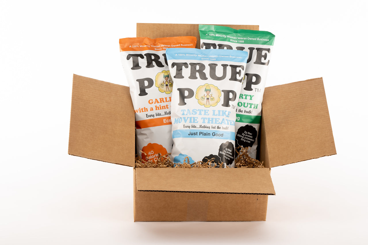 POP UP 3 Pack Variety 3/ 4.0 oz – True Pop Popcorn